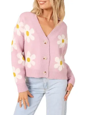 PETAL & PUP Petal & Pup Daisy Cardigan Pink