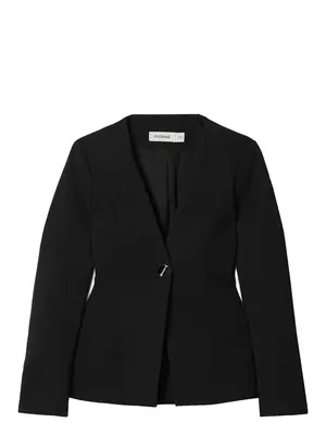 FFORME Toshi Cotton And Wool-blend Twill Blazer - Black