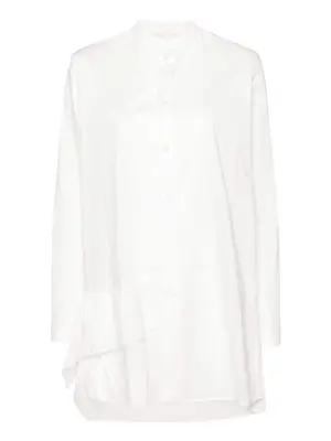 Y’S Y's Panel-Appliqué Cotton Shirt