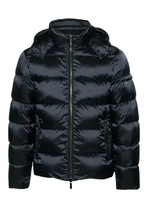 MOORER Moorer Brett-SH Hooded Down Jacket Blue