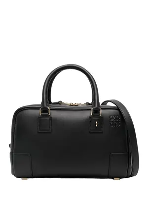 Loewe Amazona 23 Leather Tote Bag - Black