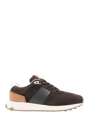 TOD'S Lace-up Suede Sneakers - Brown