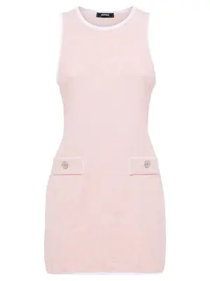 Versace Debossed Minidress - Pink
