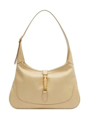Gucci Jackie Medium Leather Shoulder Bag - Yellow