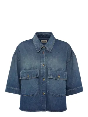 Khaite Mahsha Denim Shirt - Blue