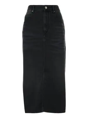 Isabel Marant Tilauria Denim Skirt - Black