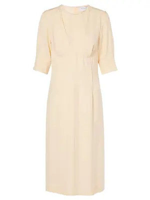 Sportmax Sele Midi Dress - White
