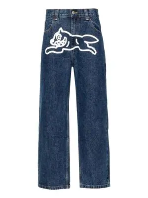 ICECREAM Running Dog Straight Leg Jeans - Blue