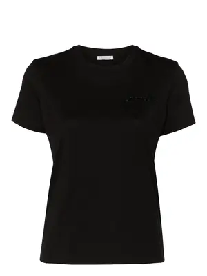 Moncler Logo-embellished T-shirt - Black