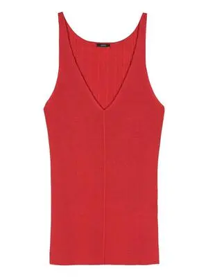 JOSEPH Satiny Tank Top - Red