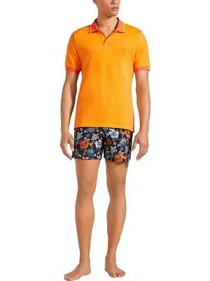 Vilebrequin Palan Classic Fit Cotton Pique Polo Shirt - Maize