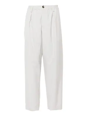 Marni Wool Tapered Trousers - Grey