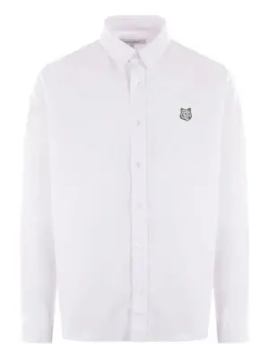 Maison Kitsuné Contour Fox Head Shirt - White