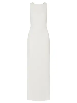 Whistles Tie Back Maxi Dress - Cream