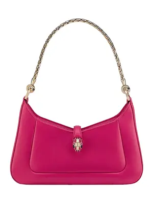 BVLGARI Bvlgari Serpenti Baia Small Shoulder Bag Fuchsia