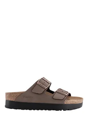 BIRKENSTOCK Arizona Flex Platform Woven Sandals - Mocca