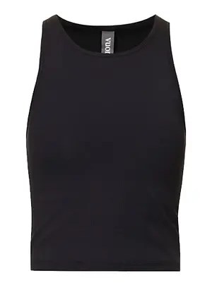 Vuori Mudra Stretch-jersey Top - Black