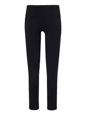THE COUTURE CLUB High-rise Slim-fit Stretch-woven Leggings - Black