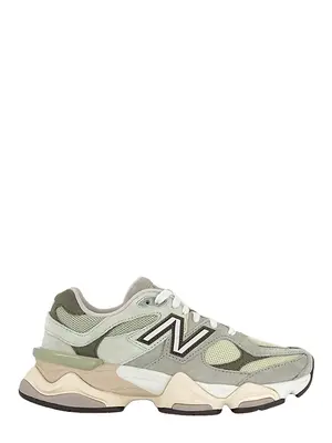 NEW BALANCE 9060 Brand-patch Low-top Trainers - Olivine