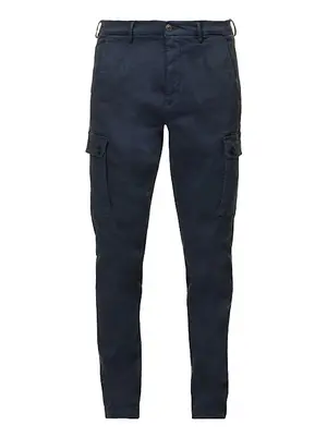 REPLAY Jaan Hypercargo Tapered-leg Trousers - Blue
