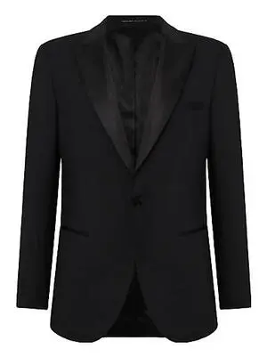 REISS Poker Single-breasted Slim-fit Stretch-wool Blend Suit Jacket - Black