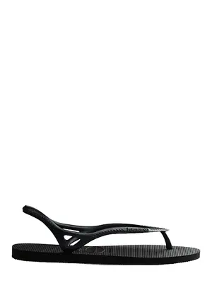 Havaianas Sunny Ii Slingback Rubber Sandals - Black
