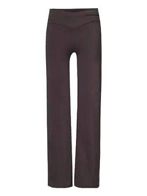 ADANOLA High-rise Stretch-polyamide Trousers - Coffee Bean