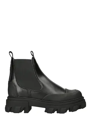 GANNI City Rubber-blend Chelsea Boots - Black