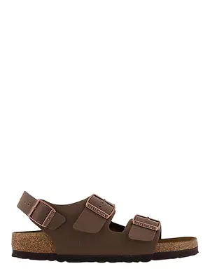BIRKENSTOCK Milano Buckle-embellished Sandals - Mocha