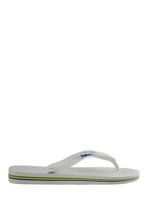 Havaianas Brasil Flag Rubber Flip-flops - White