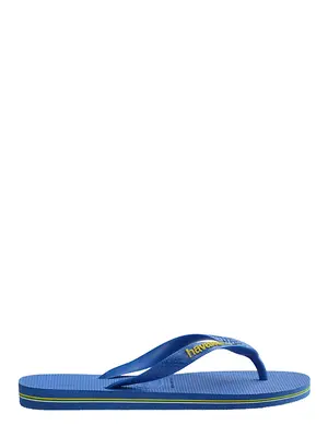 Havaianas Brasil Patria Logo-embossed Flip-flops - Star Blue