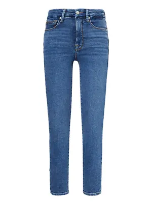 Good American Good Legs Cropped Skinny Jeans - Blue615