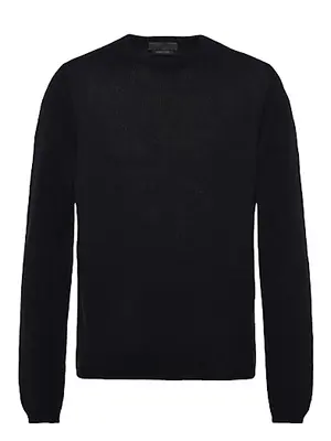 Prada Regular-fit Cashmere Jumper - Black