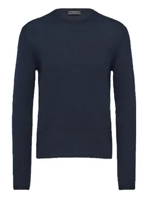 Prada Regular-fit Cashmere Jumper - Blue
