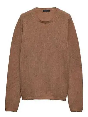 Prada Regular-fit Cashmere Jumper - Brown