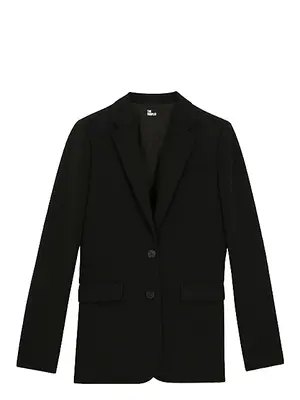 The Kooples Straight-fit Stretch-crepe Blazer - Bla01