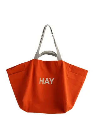 HAY Weekend Bag No 2 Cotton Tote Bag - Red