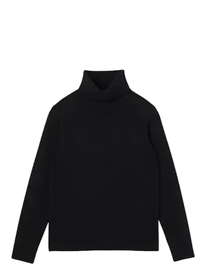 Sandro Knitted Wool-Blend Jumper Noir / Gris