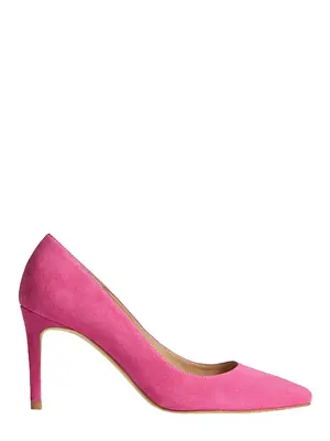 LK BENNETT Floret Pointed-Toe Suede Courts