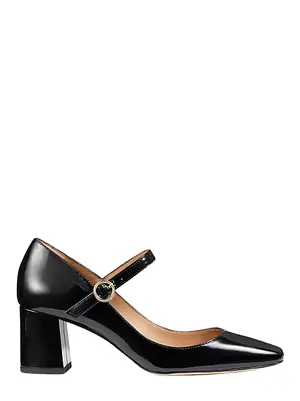 LK BENNETT Patent-leather Mary Jane Courts - Bla-black