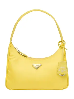 Prada Re-Nylon Shoulder Bag Yellow
