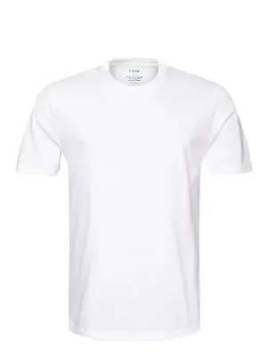Eton Crewneck Cotton-jersey T-shirt - White