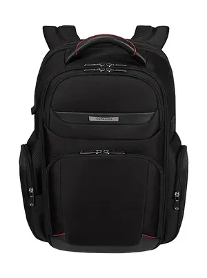 SAMSONITE Logo-embellished Woven Backpack - Black
