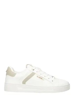 Carvela Faux-leather Low-top Trainers - White/comb