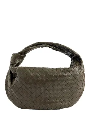 Bottega Veneta Jodie Small Leather Top-handle Bag - Kaki-gold