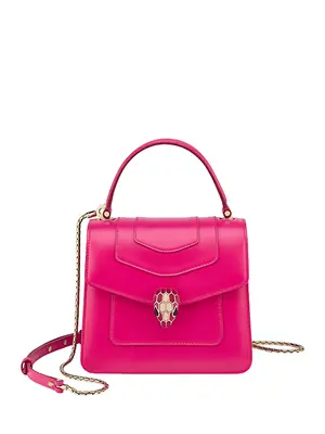 BVLGARI Bvlgari Serpenti Forever Top-Handle Bag Fuchsia