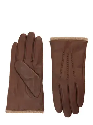 DENTS Lorraine Leather Gloves - Chestnut