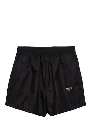 Prada Re-nylon Mid-rise Shorts - Black