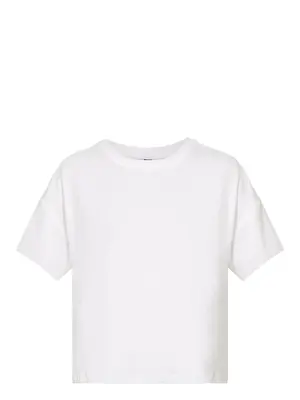 Vuori Energy Boxy-fit Stretch-jersey T-shirt - White