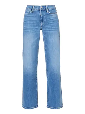 FRAME Le Palazzo Wide-leg Jeans - Drizzle